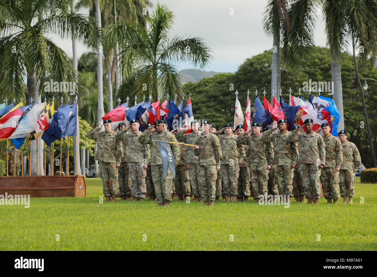 U.S. Army Pacific Command Headquarters and Headquarters Battalion said ...
