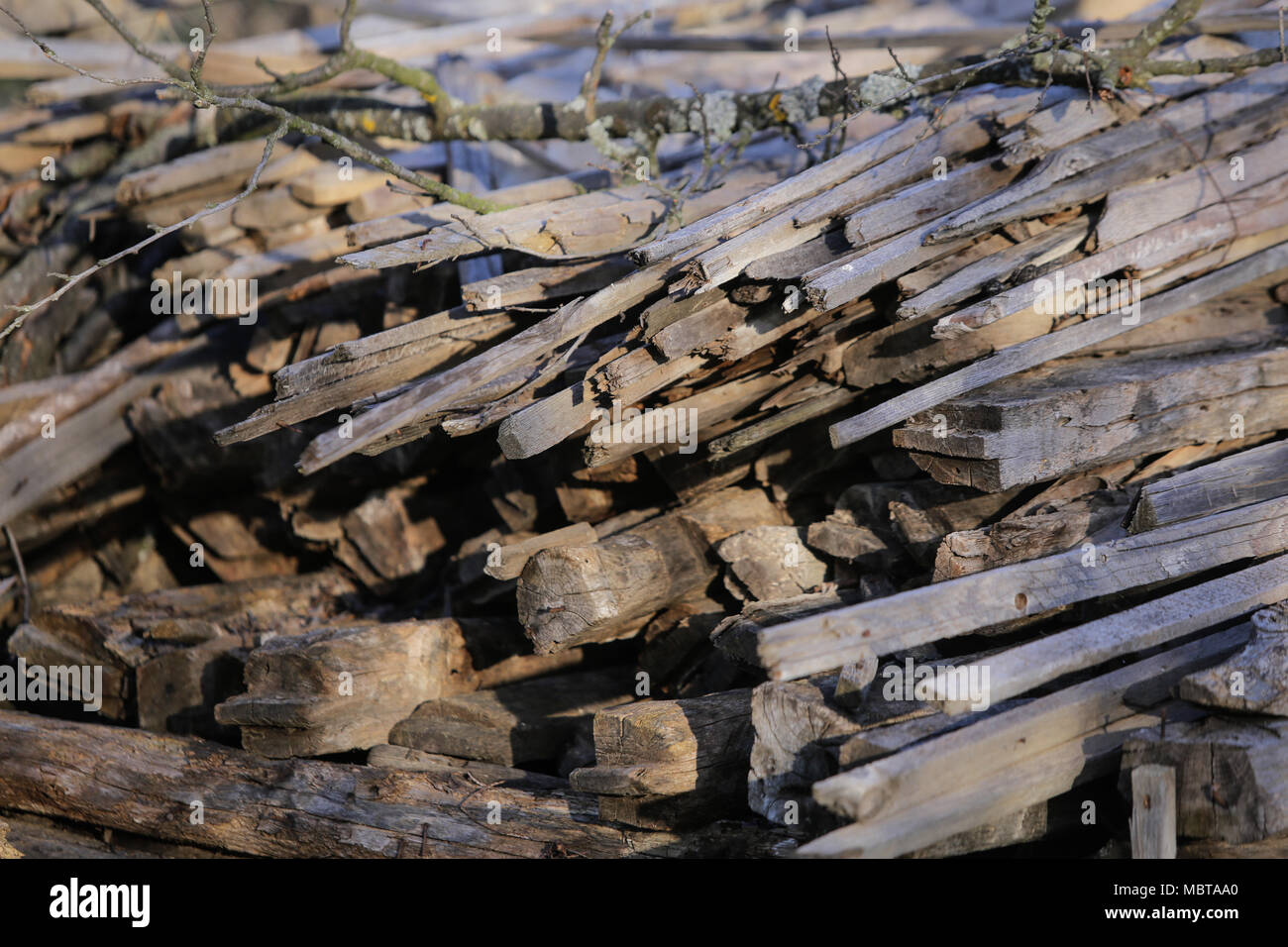 Fire wood pile hi-res stock photography and images - Alamy