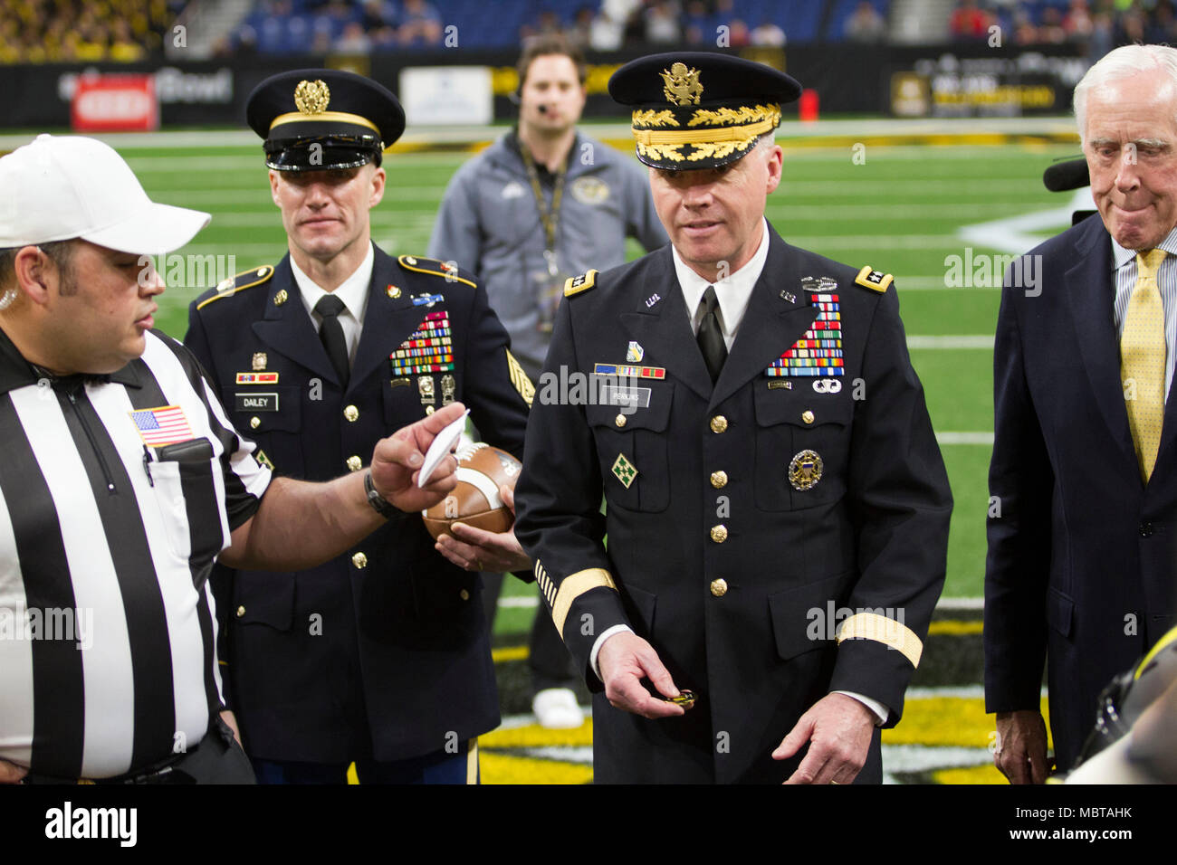 Gen. David G. Perkins, commanding general, U.S. Army Training and Doctrine Command holds the ...