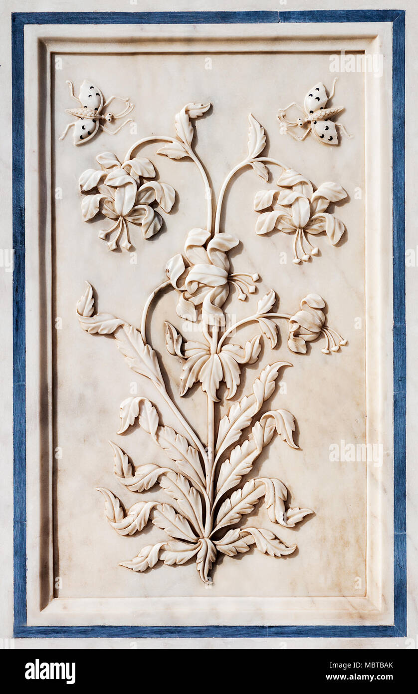 Beautiful pattern on the palace wall, Jaipur, India Stock Photo - Alamy