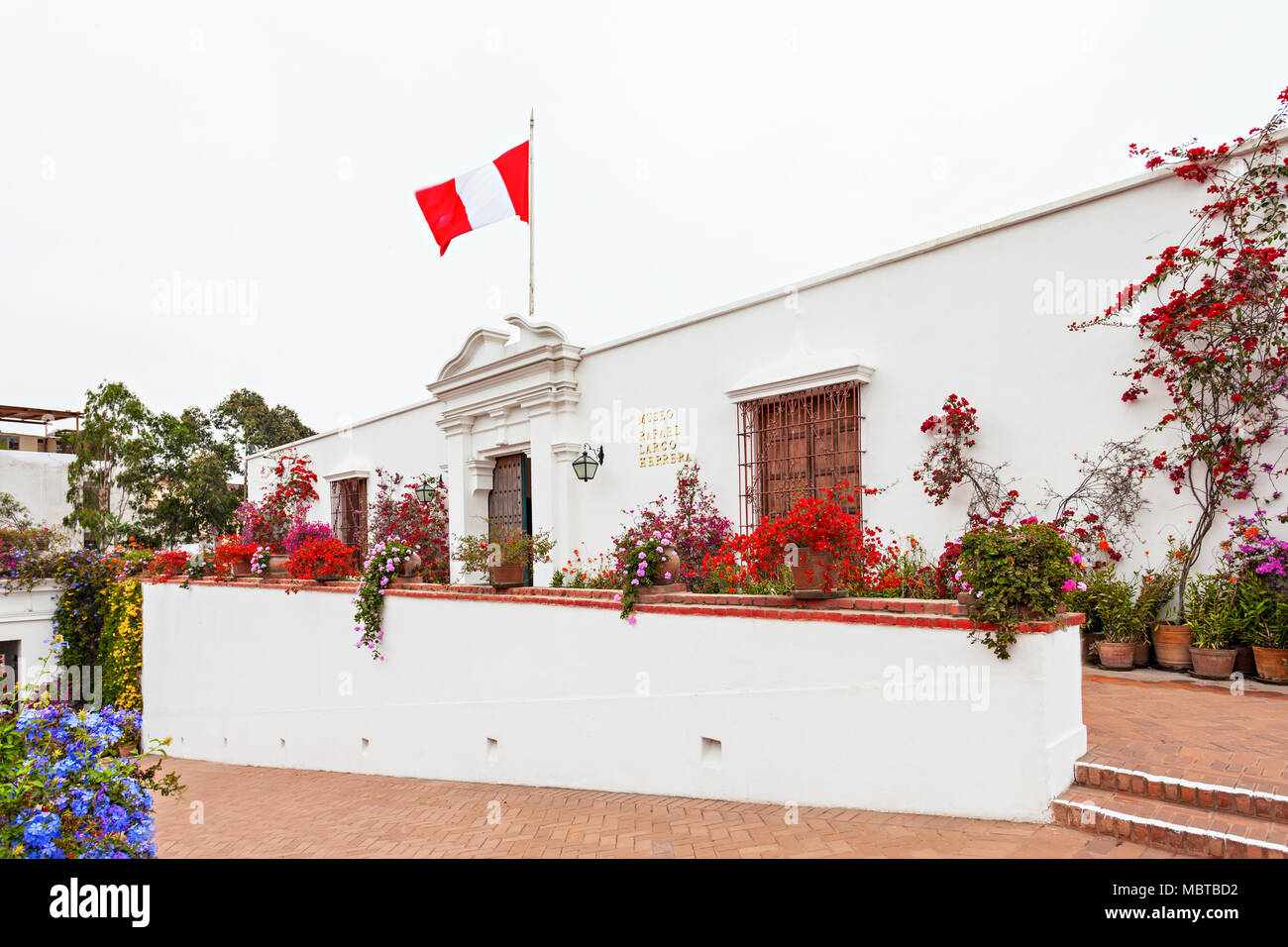 LIMA, PERU - MAY 28, 2015: The Larco Museum is a museum of pre ...