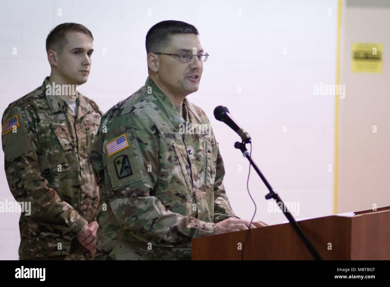 Arizona Army National Guard Col. Christopher Sandison, 198th Regional ...