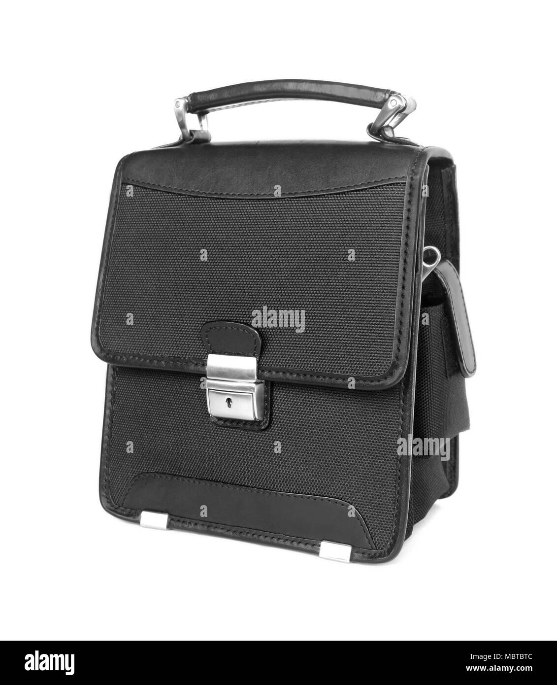 Business bag isolated on white Stock Photo - Alamy