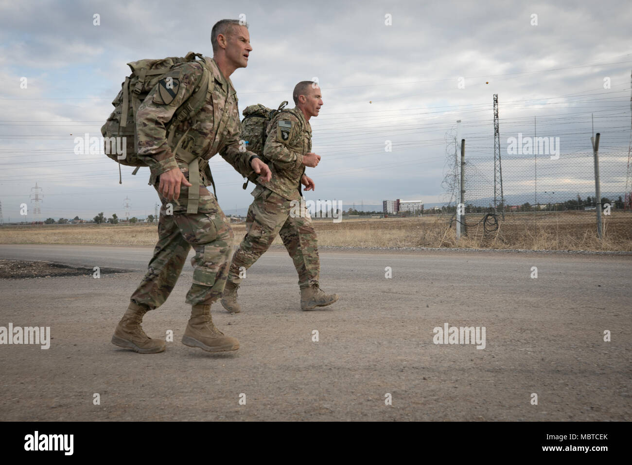 U.S. Army Brig. Gen. Charles C. Costanza, left, Deputy Commanding ...