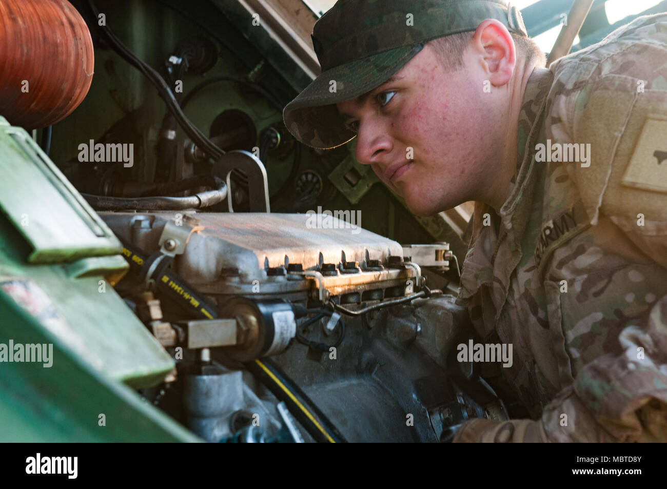 Spc. Michael Buldridge, an infantryman assigned to 1st Battalion, 18th ...