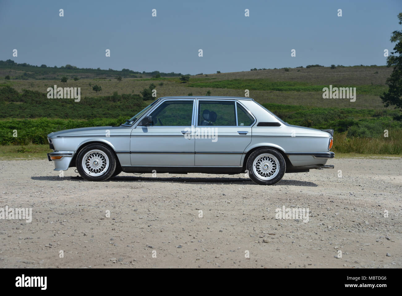1981 E28 BMW M535i, the first M saloon car Stock Photo - Alamy