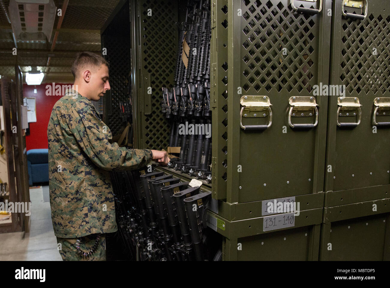 LCpl. Jacob Cooper, Victorville, Calif., a 2111 Armorer with ...