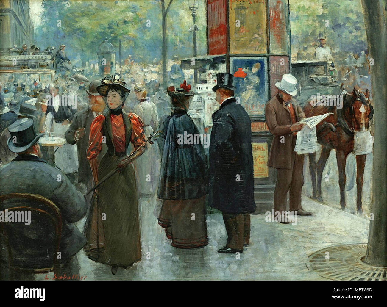 Sabattier Louis Remy - Elegant Figures Stock Photo - Alamy