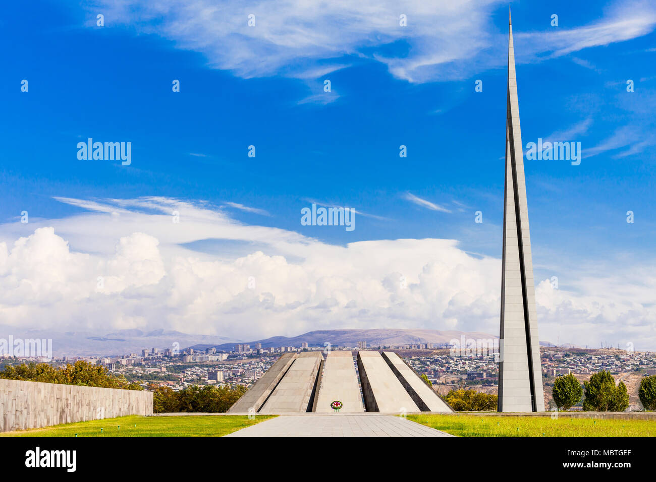 Tsitsernakaberd - The Armenian Genocide memorial complex is Armenia ...