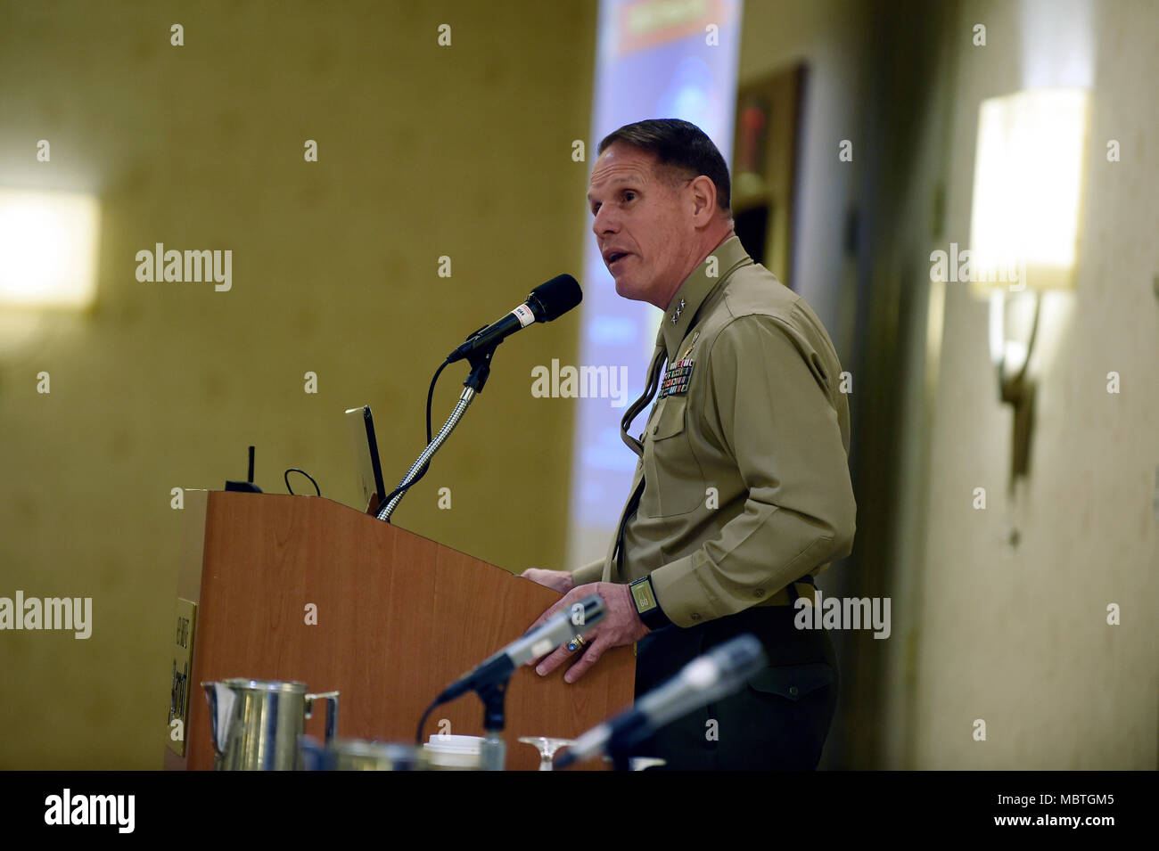 180109-N-PO203-082 ARLINGTON, Va. (Jan. 9, 2018) Lt. Gen. Robert Walsh ...