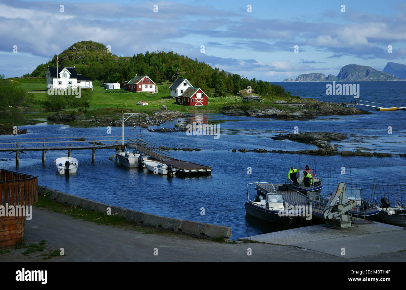 Harbour of laukvik hi-res stock photography and images - Alamy