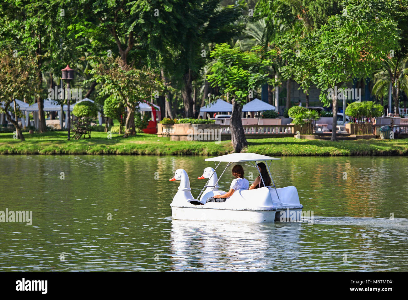 Lumphini Park is a 57.6-hectare park in central Bangkok, Thailand Stock ...