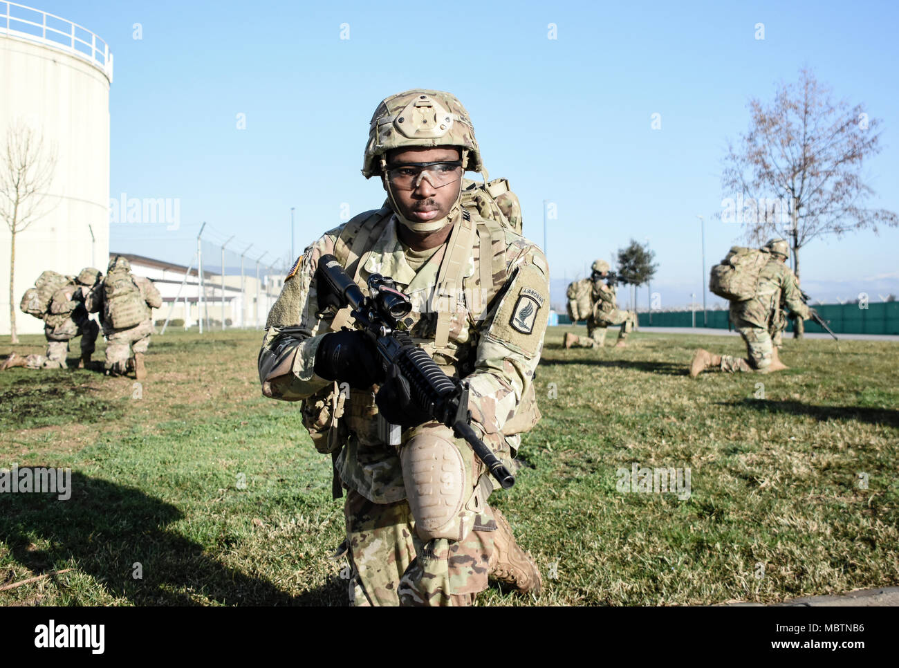 The Water Purification Platoon from the Brigade Support Battalion ...