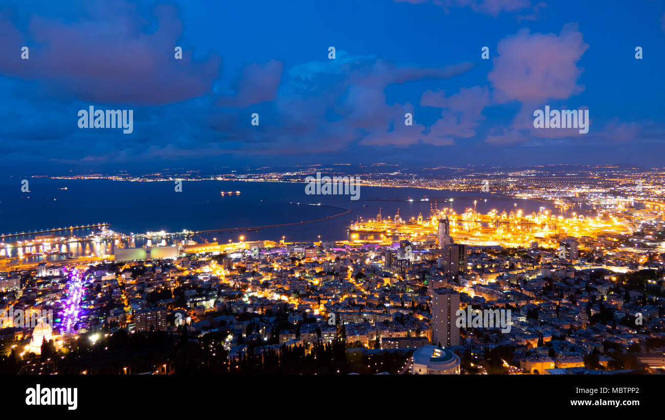 Haifa port hi-res stock photography and images - Alamy
