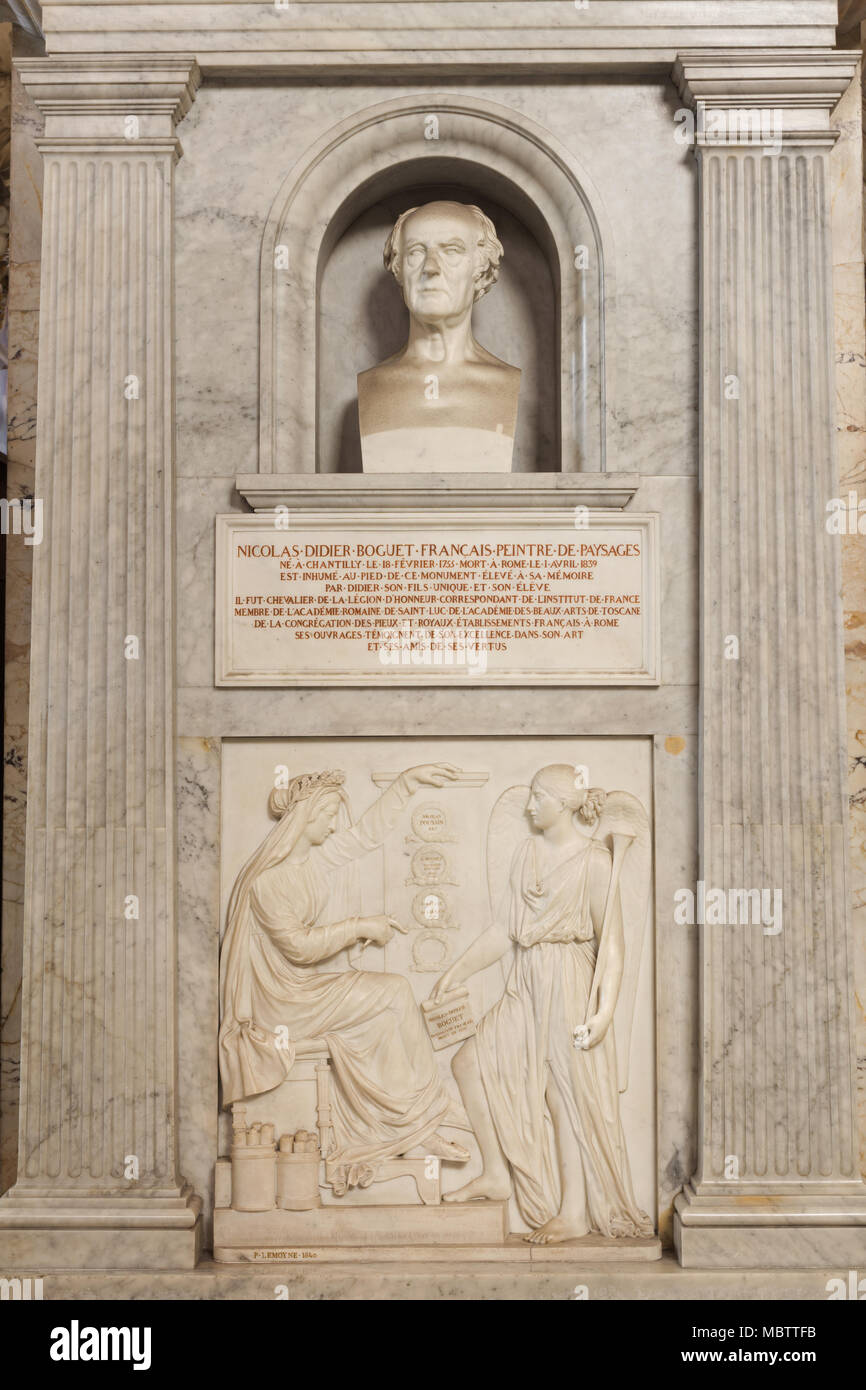 Nicolas-Didier Boguet - San Luigi deiFrancesi - Rome Stock Photo - Alamy