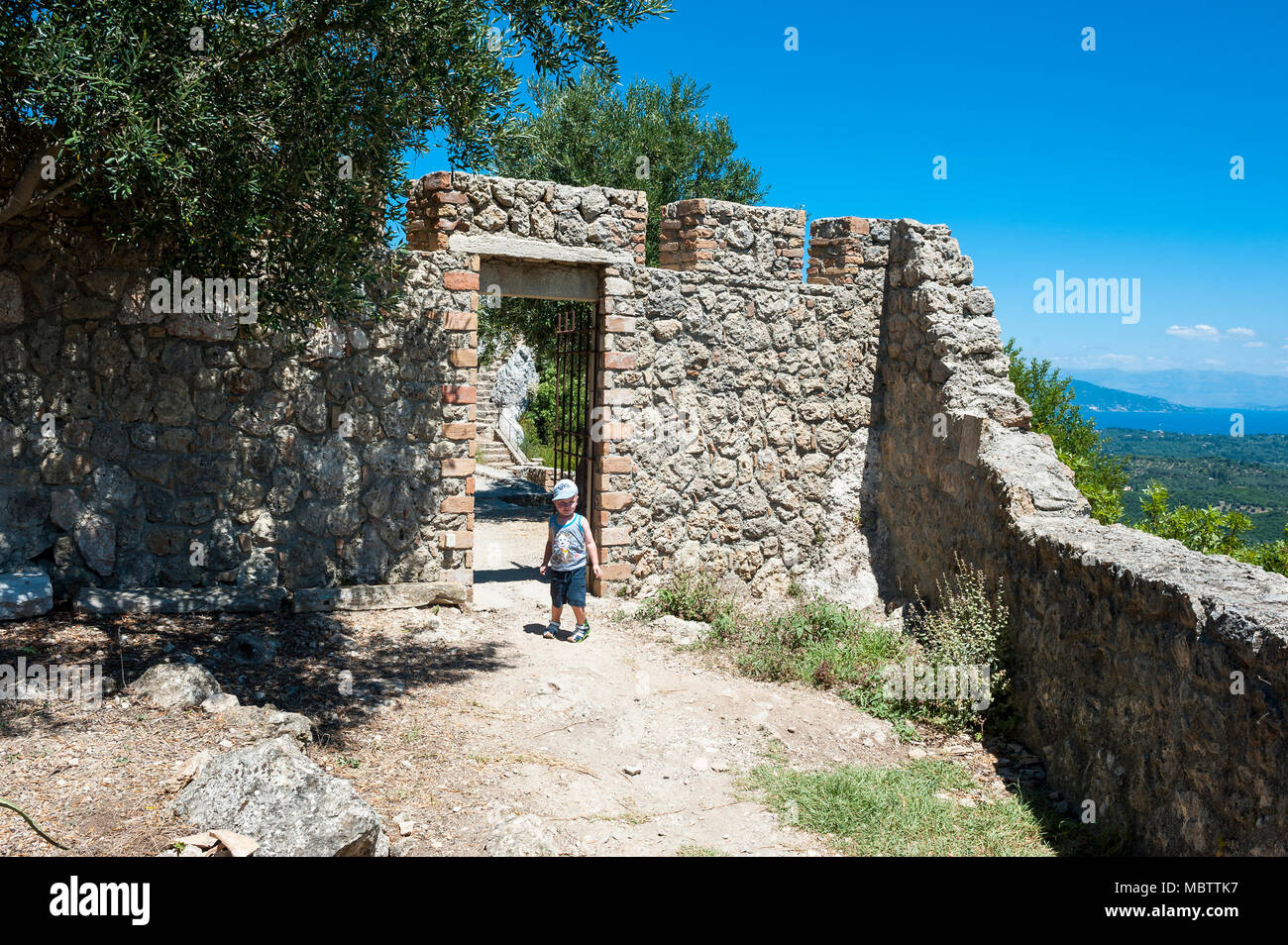 Pelekas, Corfu, Ionian Islands, Greece, Europe Stock Photo - Alamy