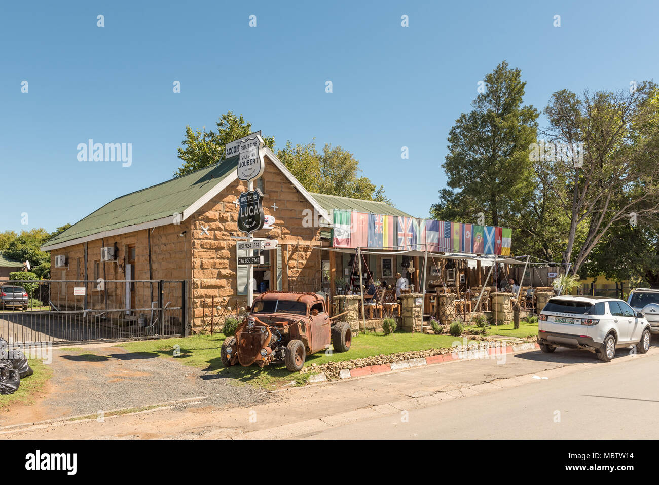 LADYBRAND, SOUTH AFRICA - MARCH 12, 2018: The Luca Coffee Cafe in ...