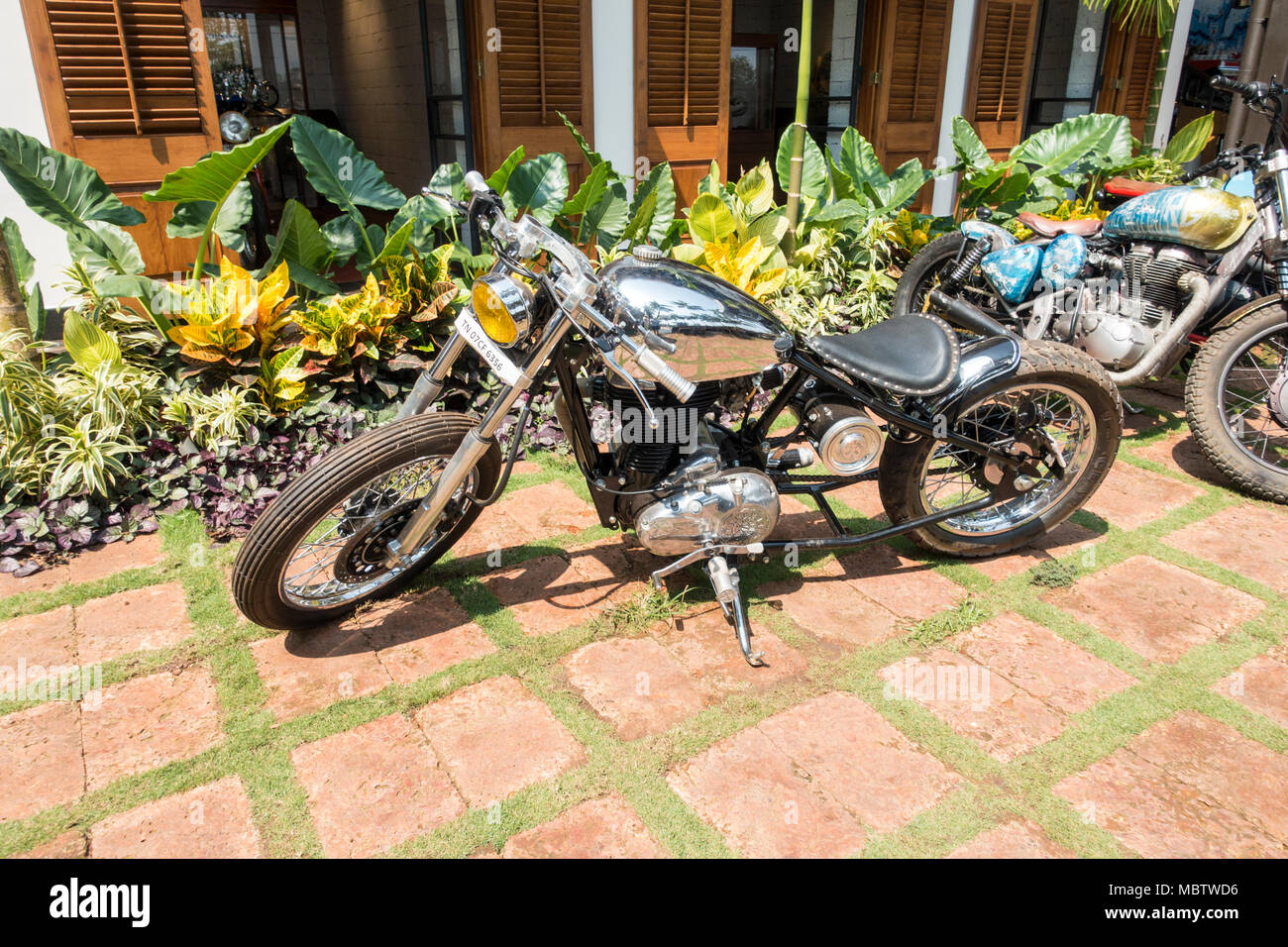 Royal Enfield museum Arpora Goa Stock Photo - Alamy
