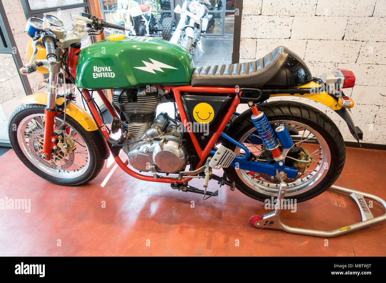 Royal Enfield museum Arpora Goa Stock Photo - Alamy