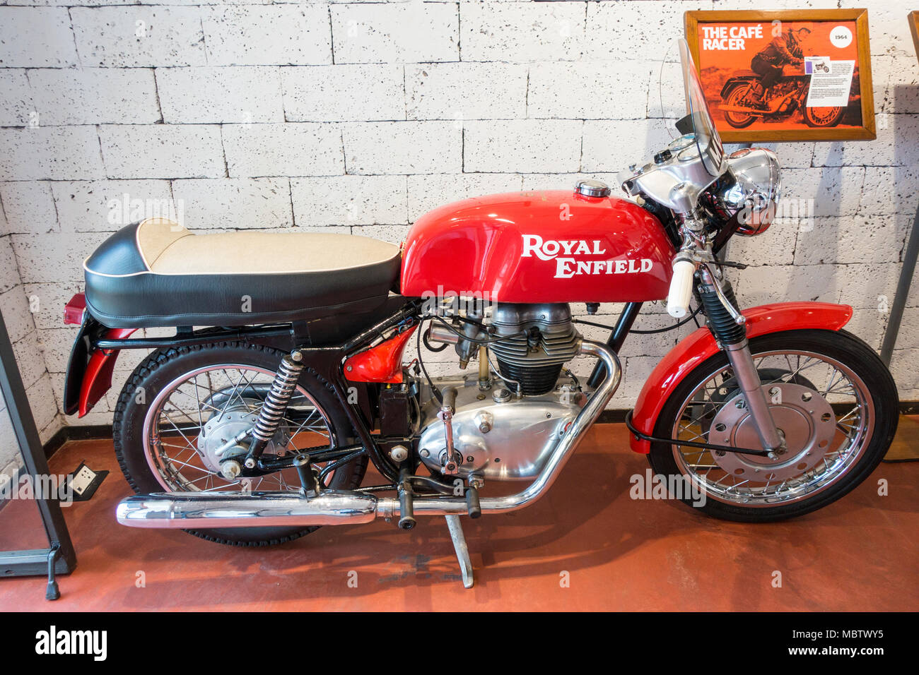 Royal Enfield museum Arpora Goa Stock Photo - Alamy