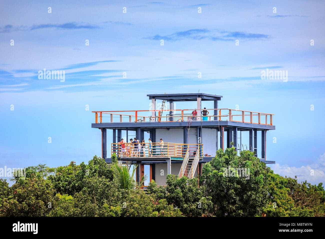 Boracay, Philippines - Nov 18, 2017 : Mount Luho View Deck in Aklan ...