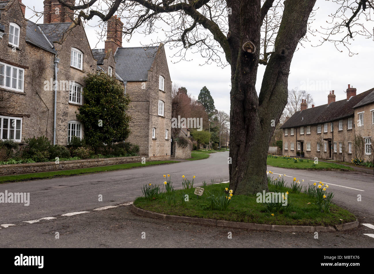 Stratton Audley village in spring, Oxfordshire, England, UK Stock Photo ...