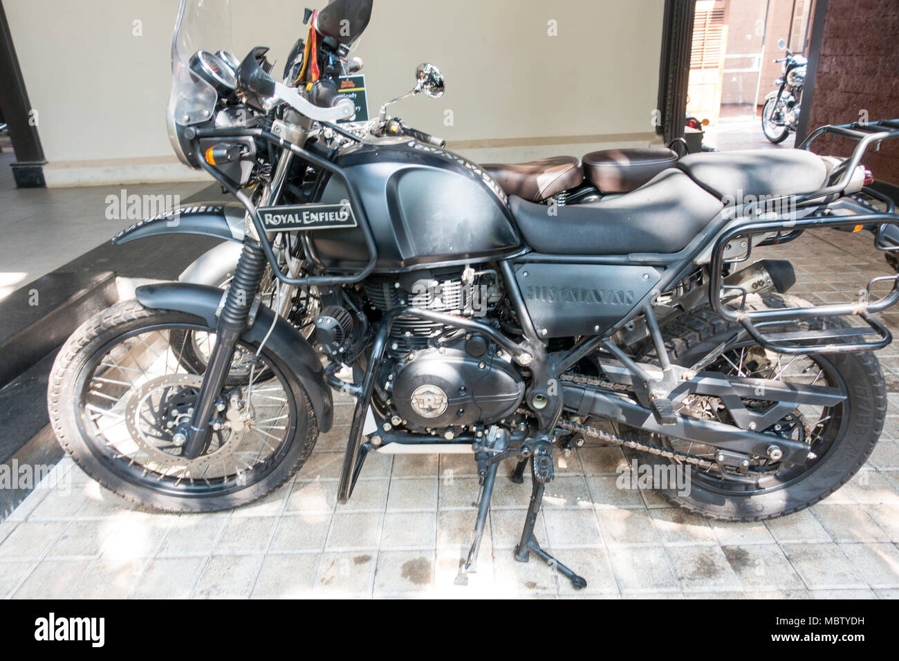 Royal Enfield museum Arpora Goa Stock Photo - Alamy