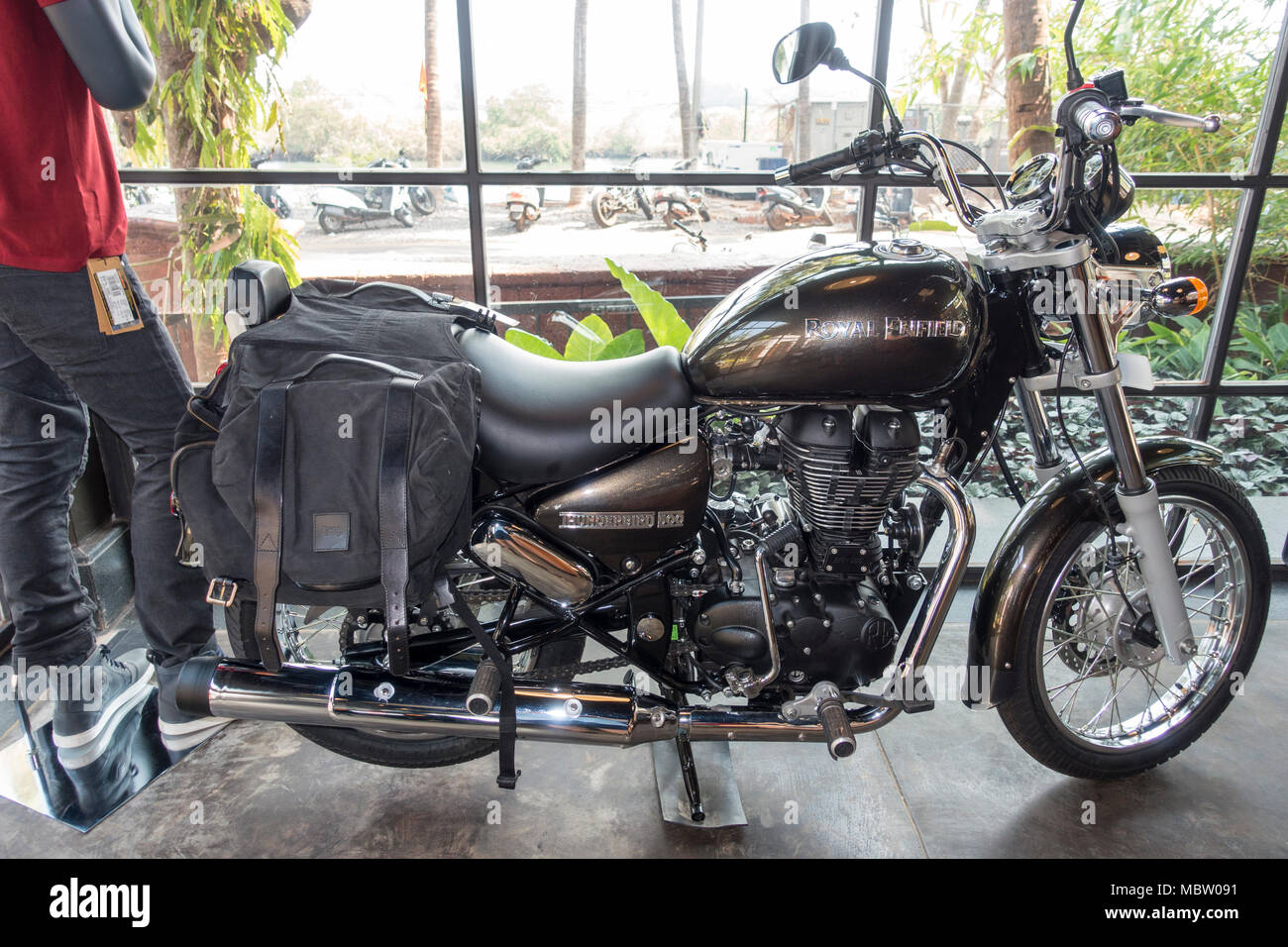 Royal Enfield museum Arpora Goa Stock Photo - Alamy