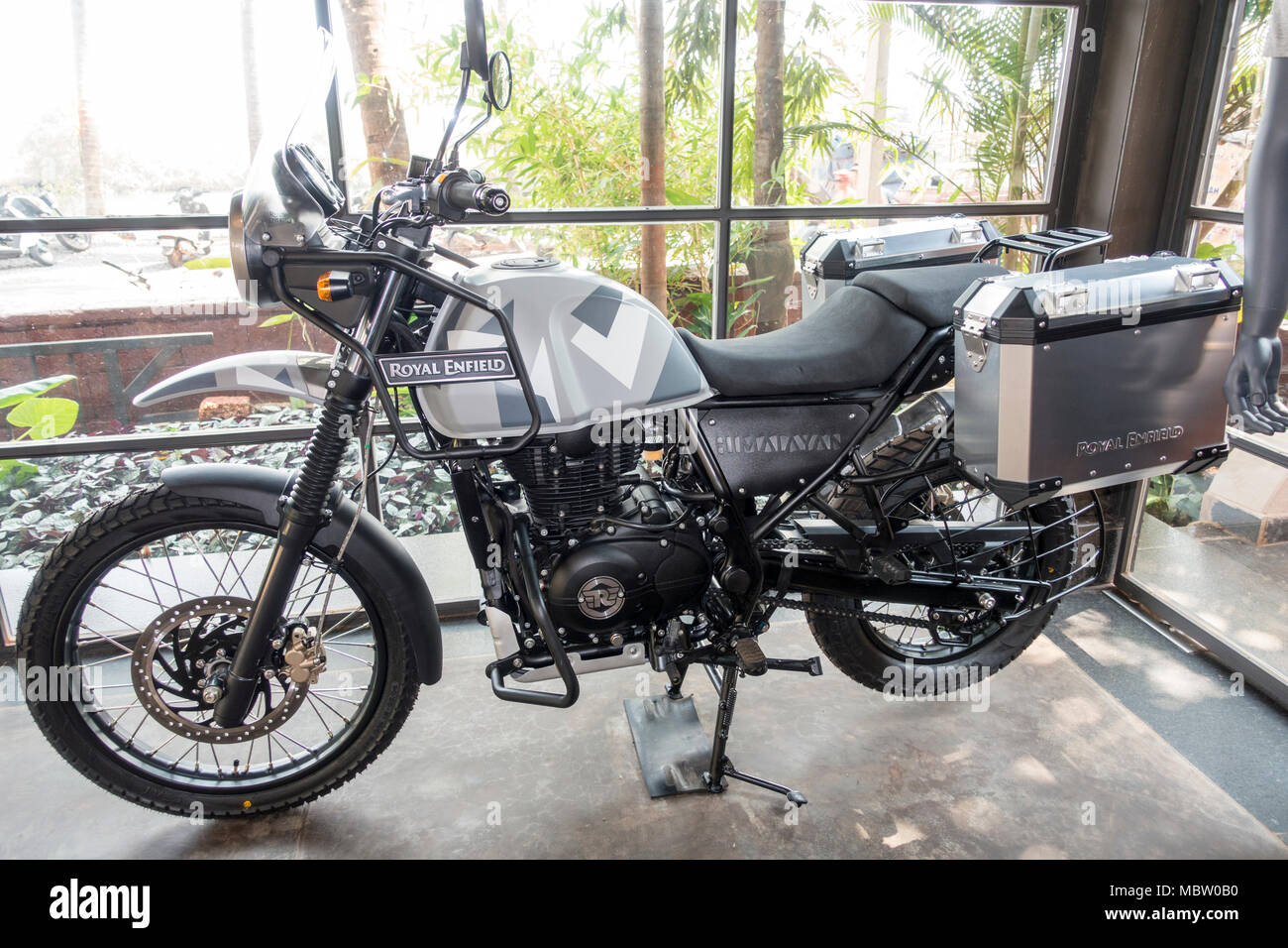 Royal Enfield museum Arpora Goa Stock Photo - Alamy
