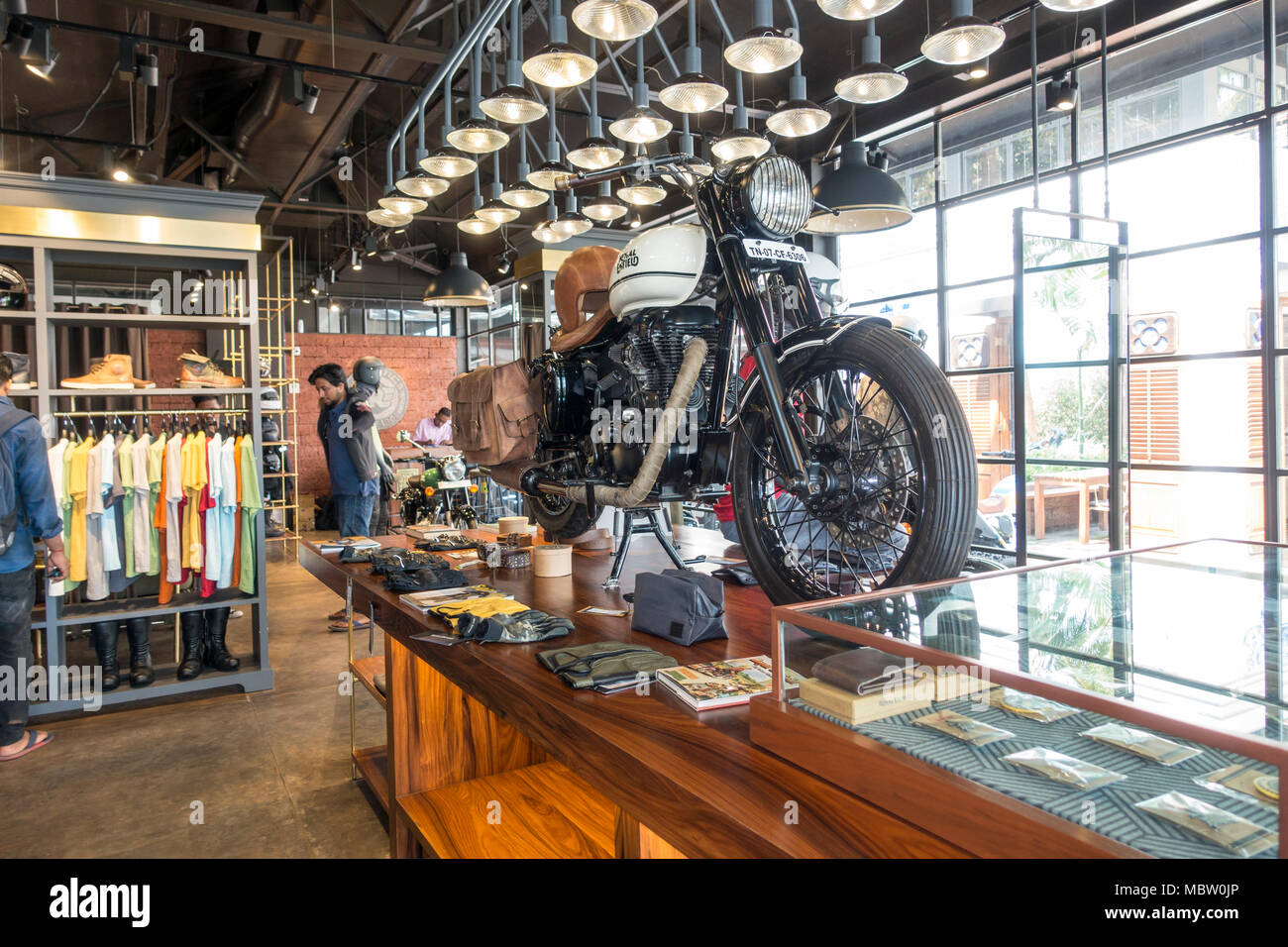 Royal Enfield museum Arpora Goa Stock Photo - Alamy