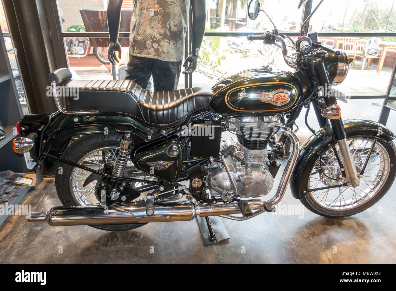 Royal Enfield museum Arpora Goa Stock Photo - Alamy