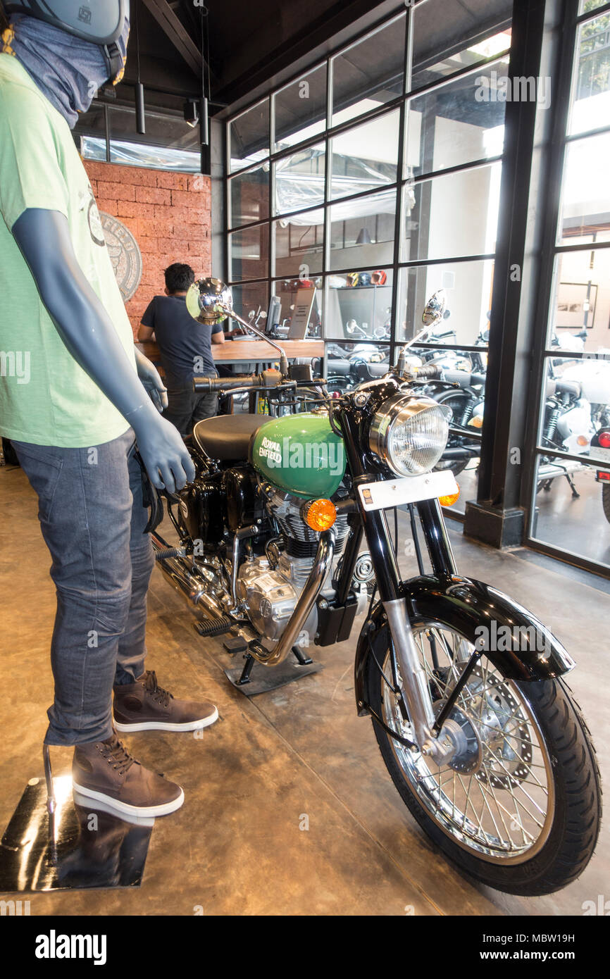 Royal Enfield museum Arpora Goa Stock Photo - Alamy