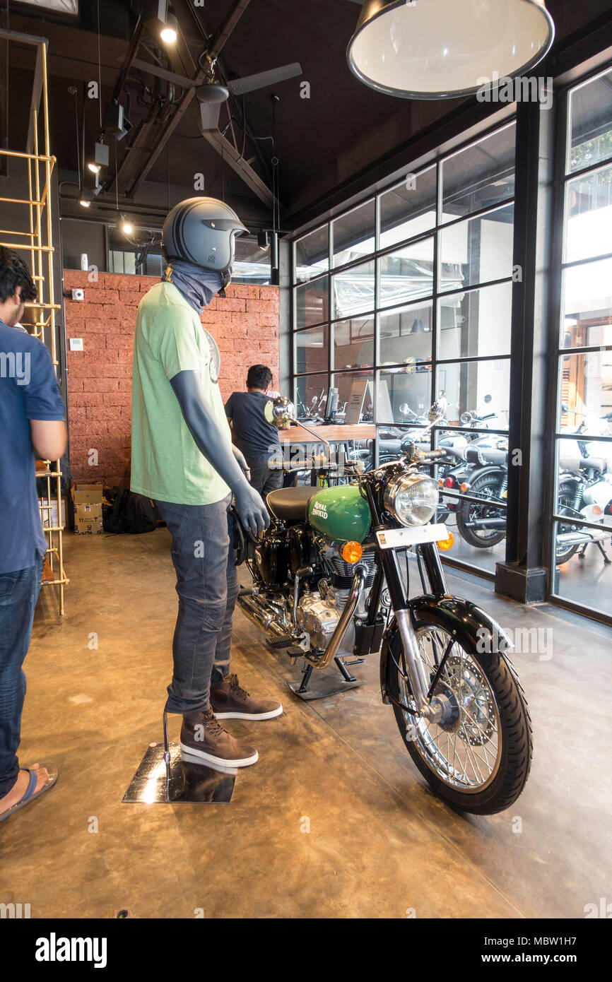 Royal Enfield museum Arpora Goa Stock Photo - Alamy