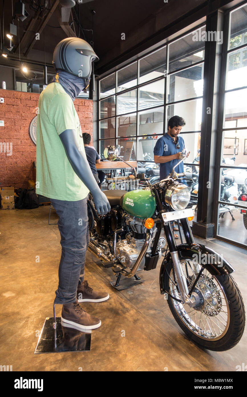 Royal Enfield museum Arpora Goa Stock Photo - Alamy