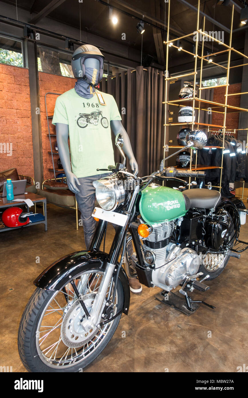 Royal Enfield museum Arpora Goa Stock Photo - Alamy