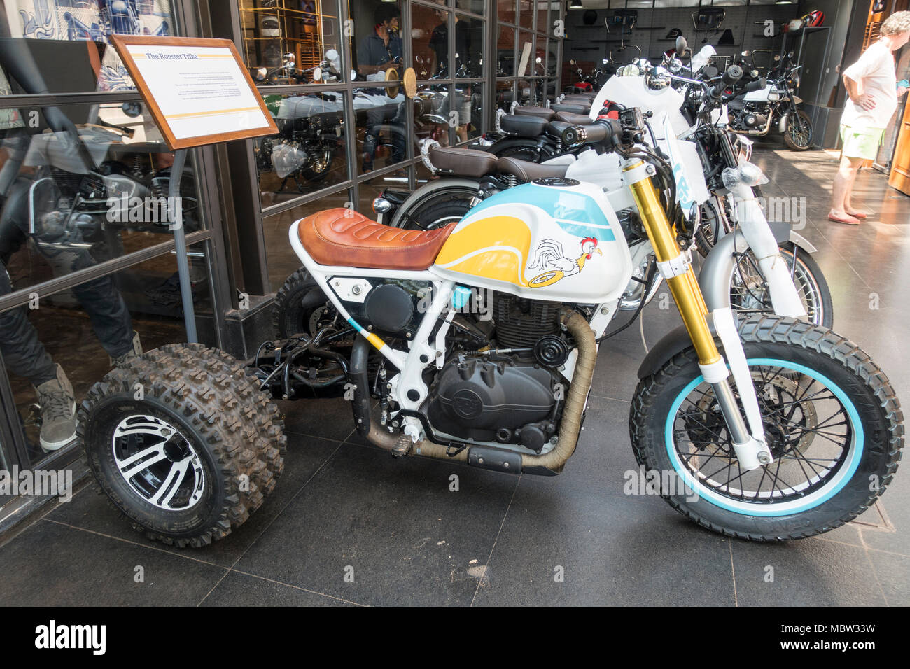 Royal Enfield museum Arpora Goa Stock Photo - Alamy