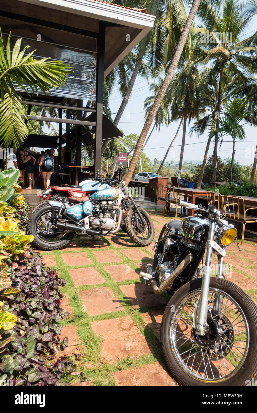 Royal enfield museum arpora goa hi-res stock photography and images - Alamy
