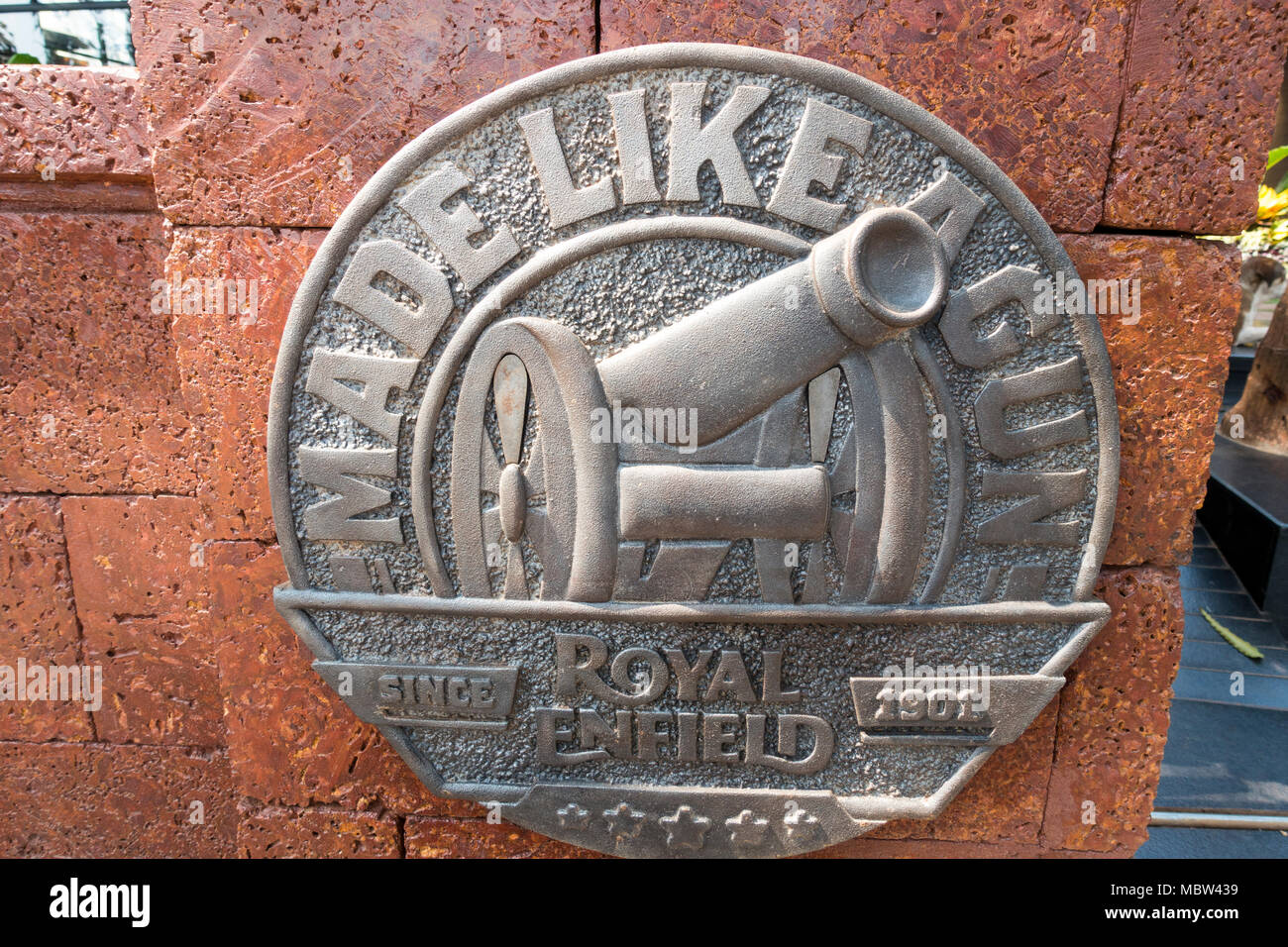 Royal enfield museum arpora goa hi-res stock photography and images - Alamy