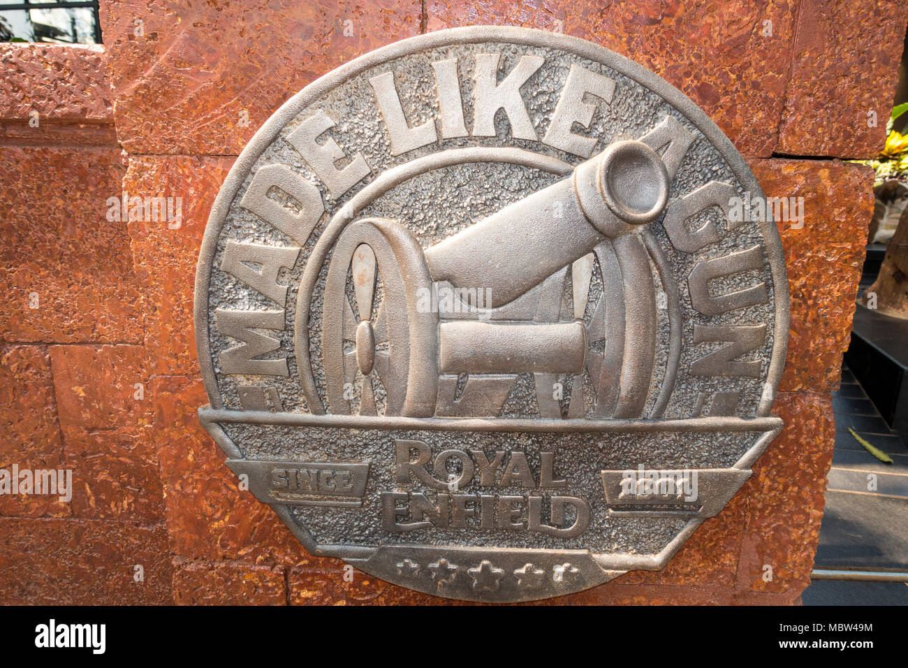 Royal Enfield museum Arpora Goa Stock Photo - Alamy