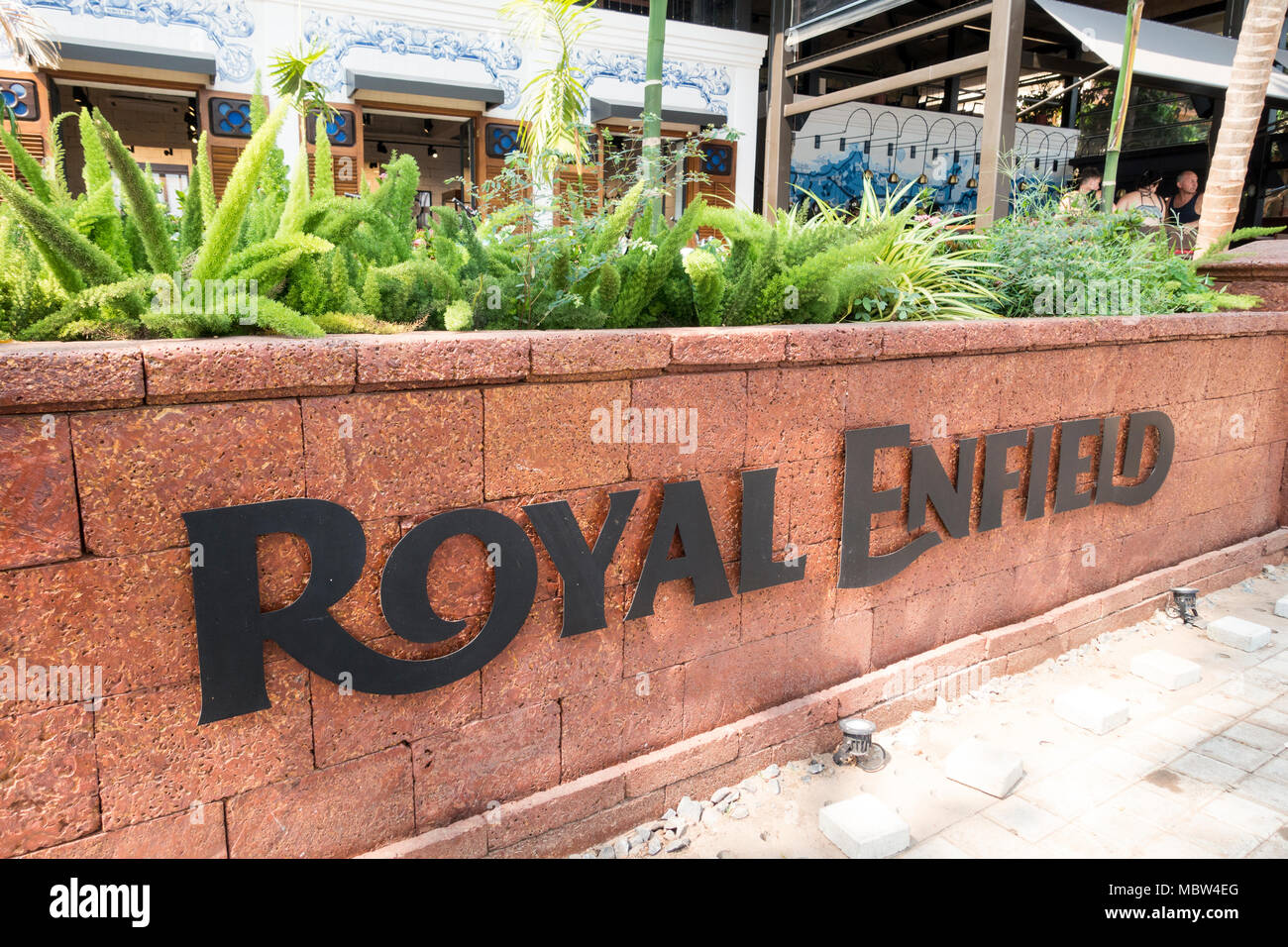 Royal Enfield museum Arpora Goa Stock Photo - Alamy