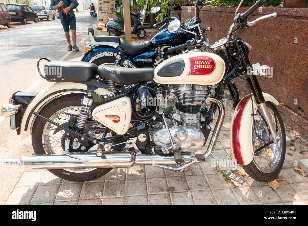 Royal Enfield museum Arpora Goa Stock Photo - Alamy