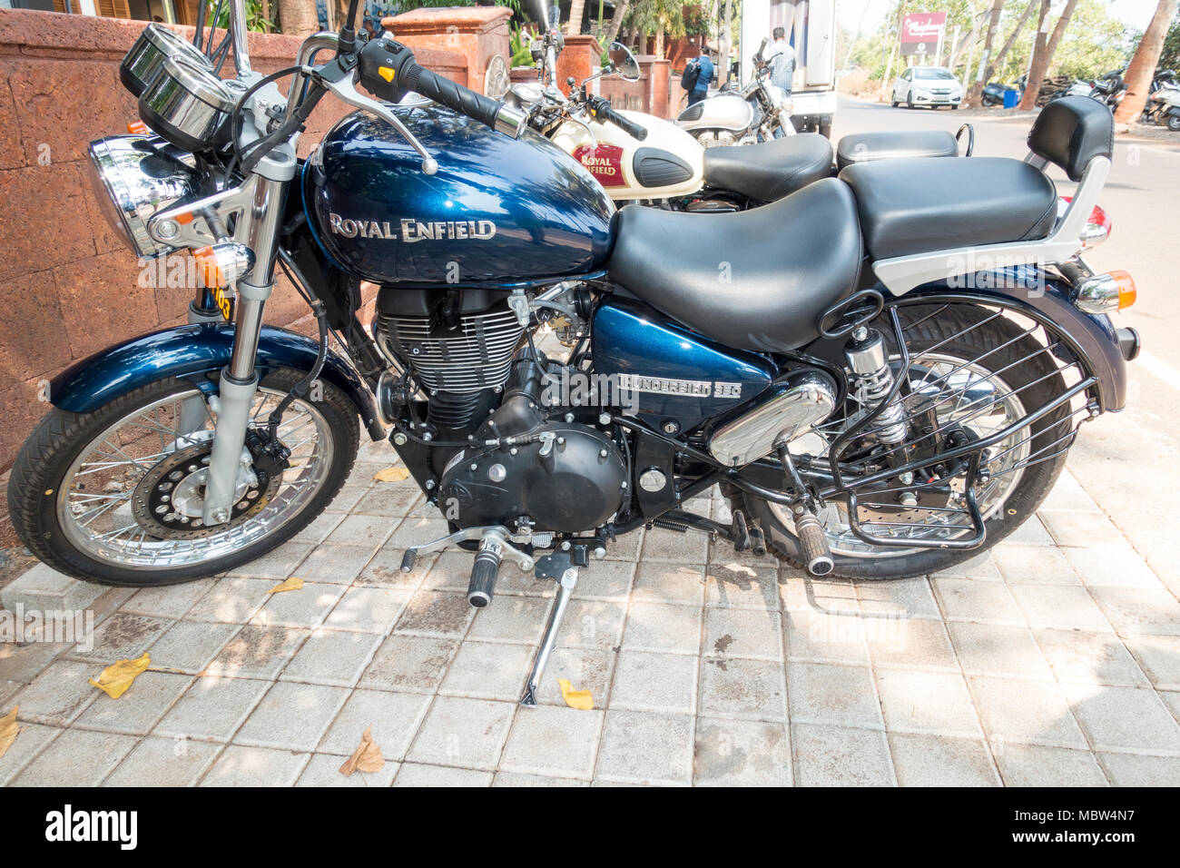 Royal Enfield museum Arpora Goa Stock Photo - Alamy