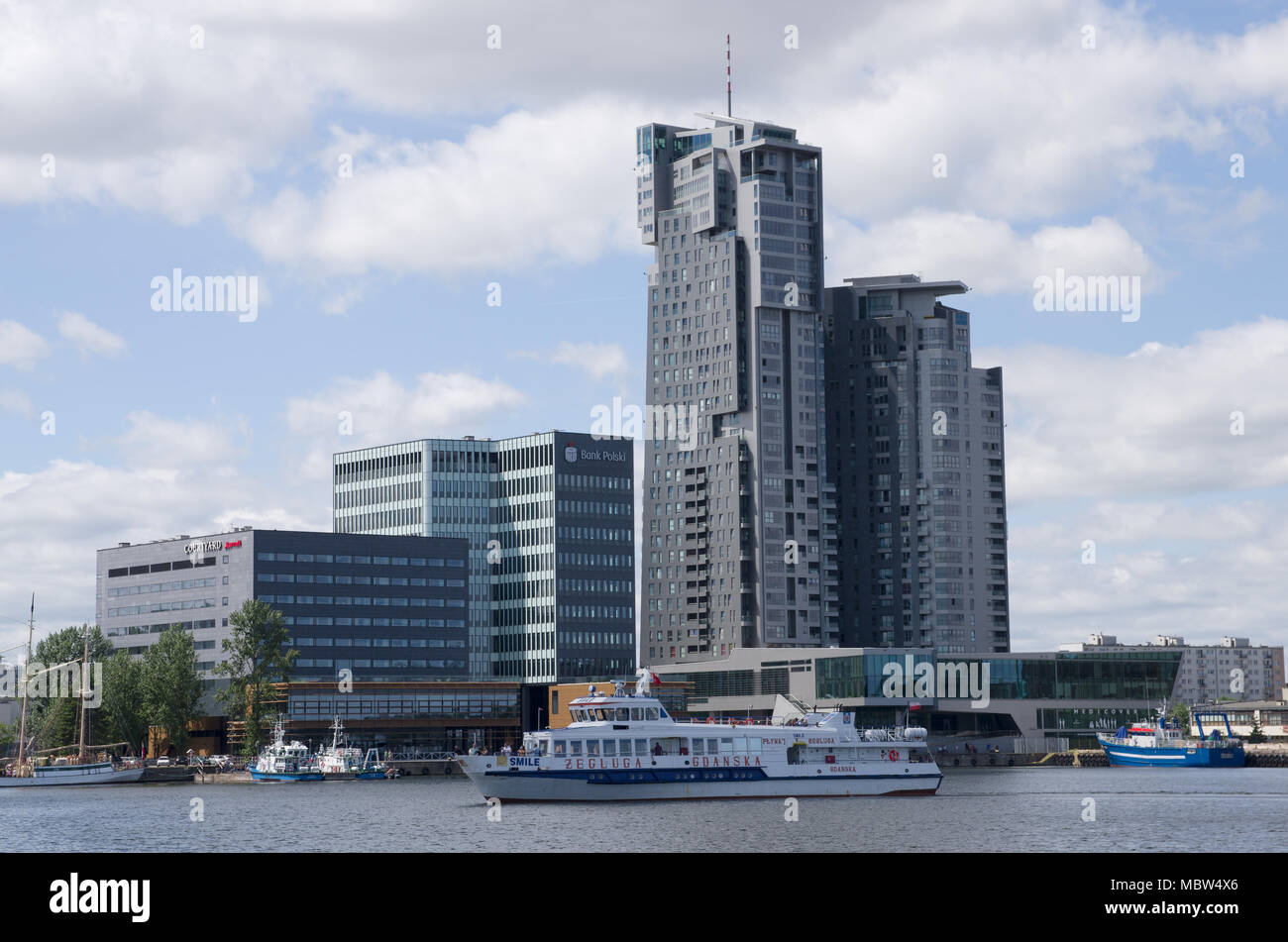 Modern architecture at the port of Gdynia Stock Photo - Alamy