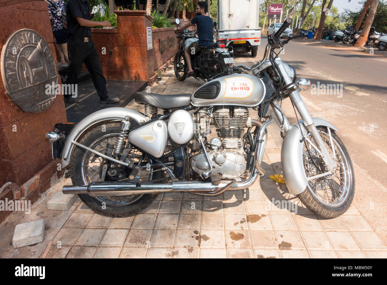 Royal Enfield museum Arpora Goa Stock Photo - Alamy