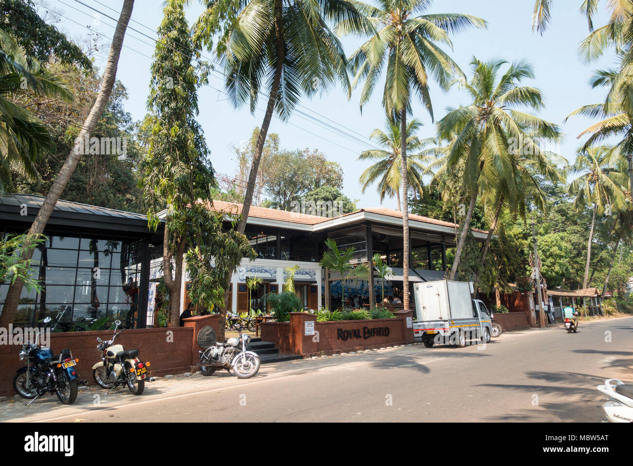 Royal Enfield museum Arpora Goa Stock Photo - Alamy