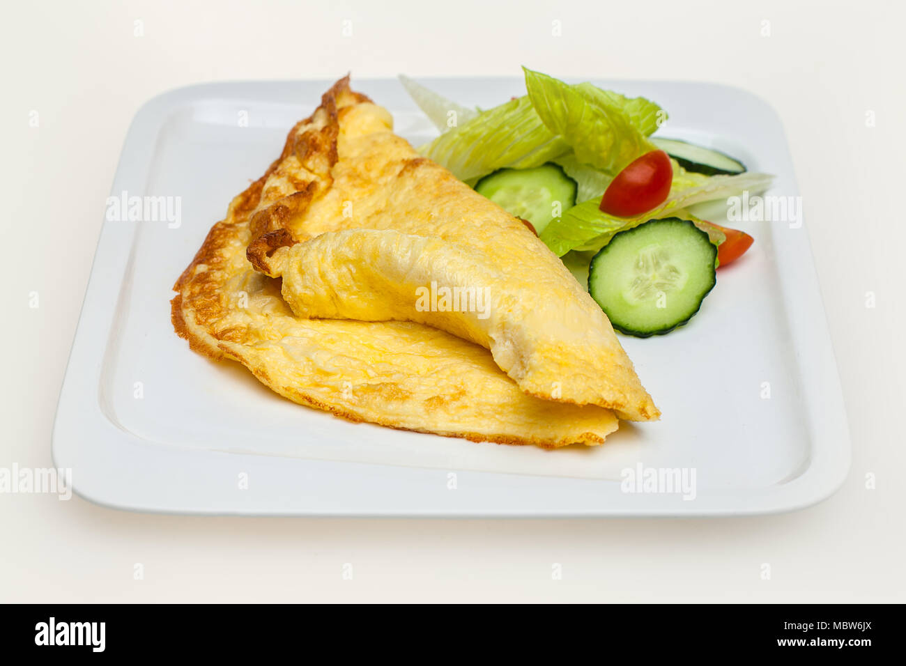 Isolated omelet top view hi-res stock photography and images - Alamy