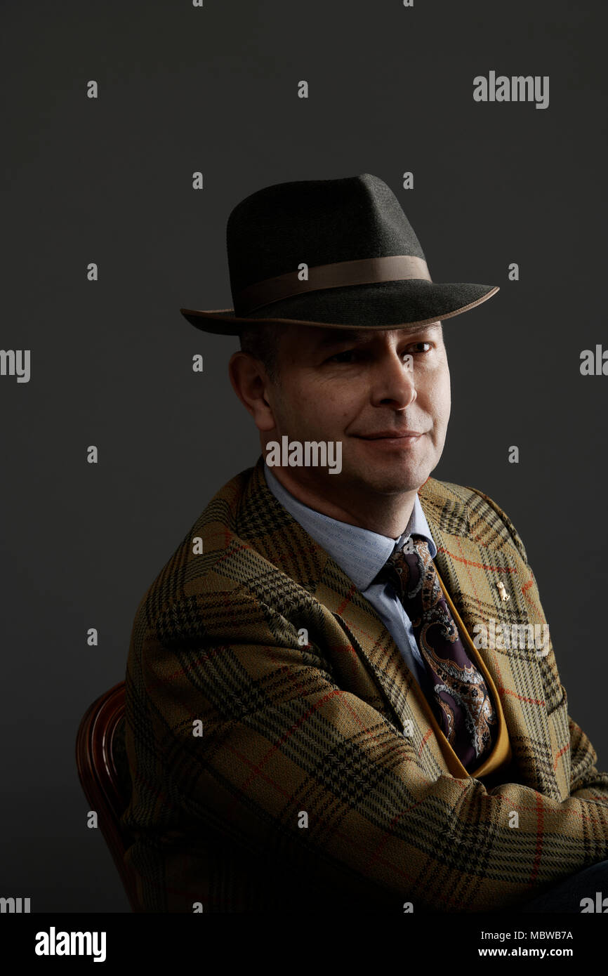 Portrait of Marc Allum, antiques expert Stock Photo - Alamy