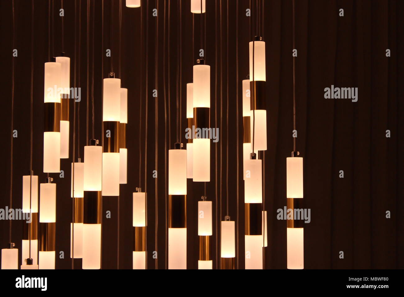 LAmp light in the night Stock Photo - Alamy