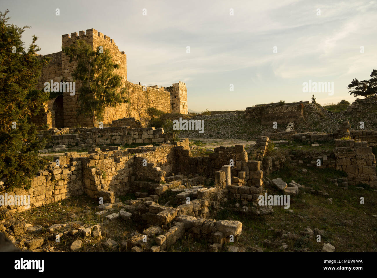Byblos castle hi-res stock photography and images - Alamy