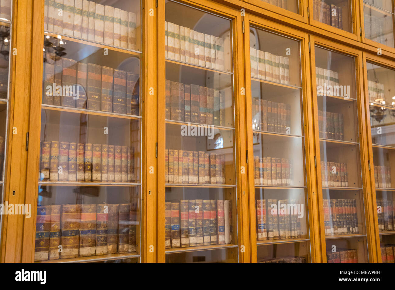 Library of the Charles University in Prague Stock Photo - Alamy